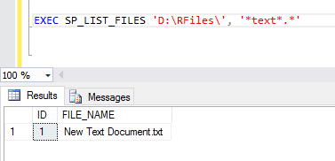 Listar arquivos via T -SQL no SQL Server – DBSQL