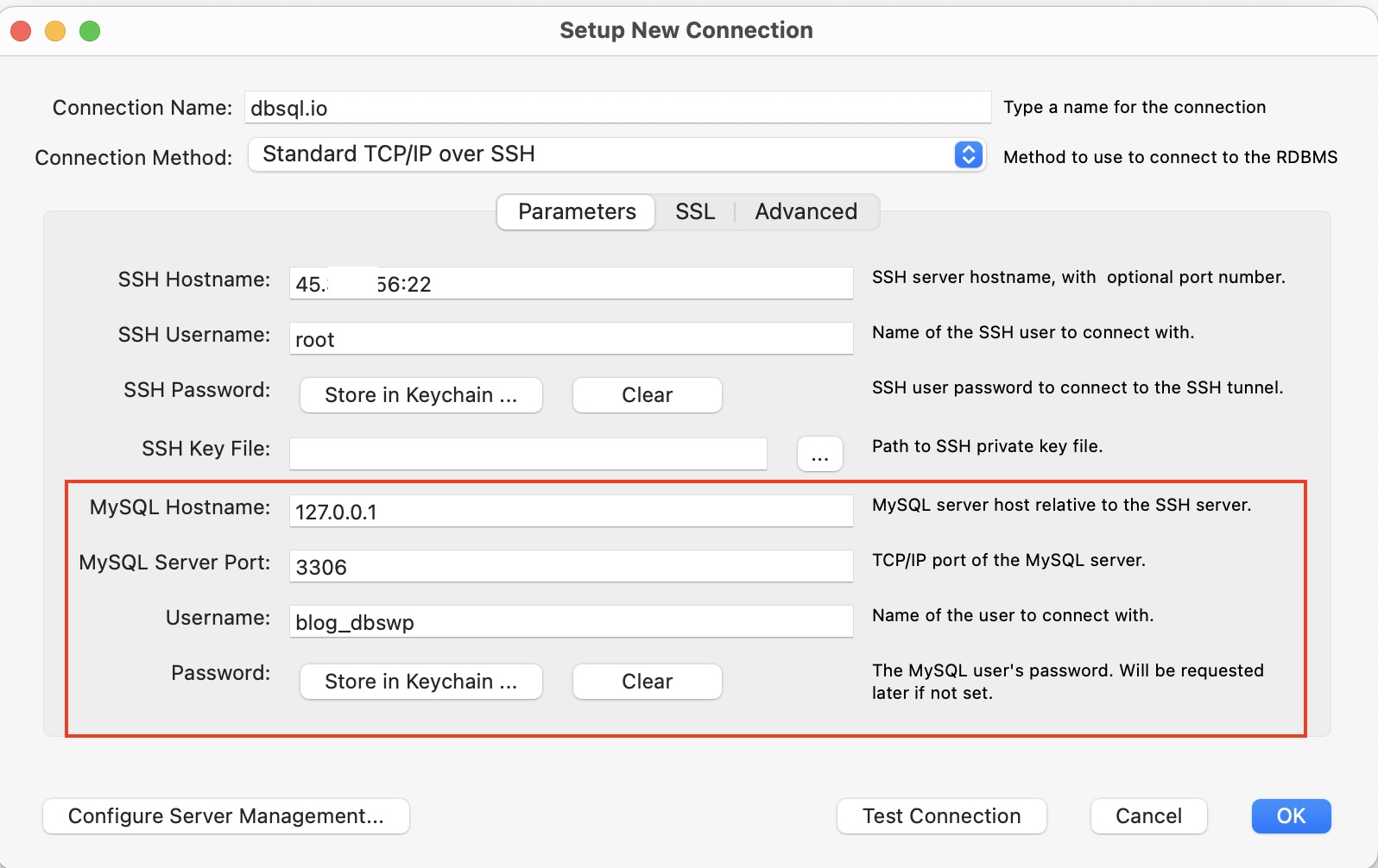 Como se conectar no Mysql remoto via ssh com Mysql Workbench – DBSQL